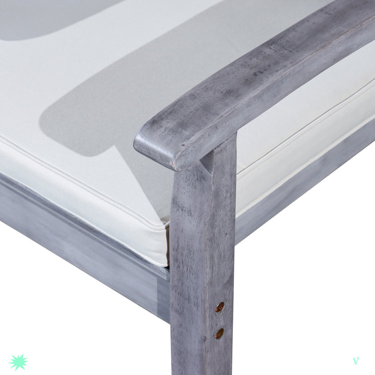 Gracie Oaks Matik Outdoor Dining Armchair with Cushion | Wayfair